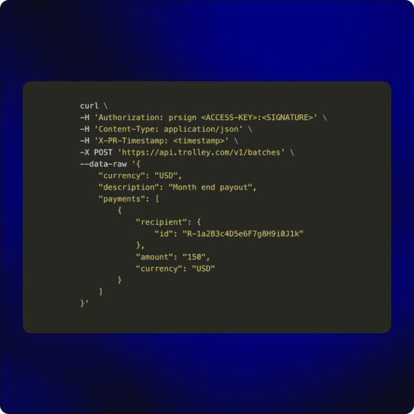 Trolley - The Payouts Platform for the Internet Economy